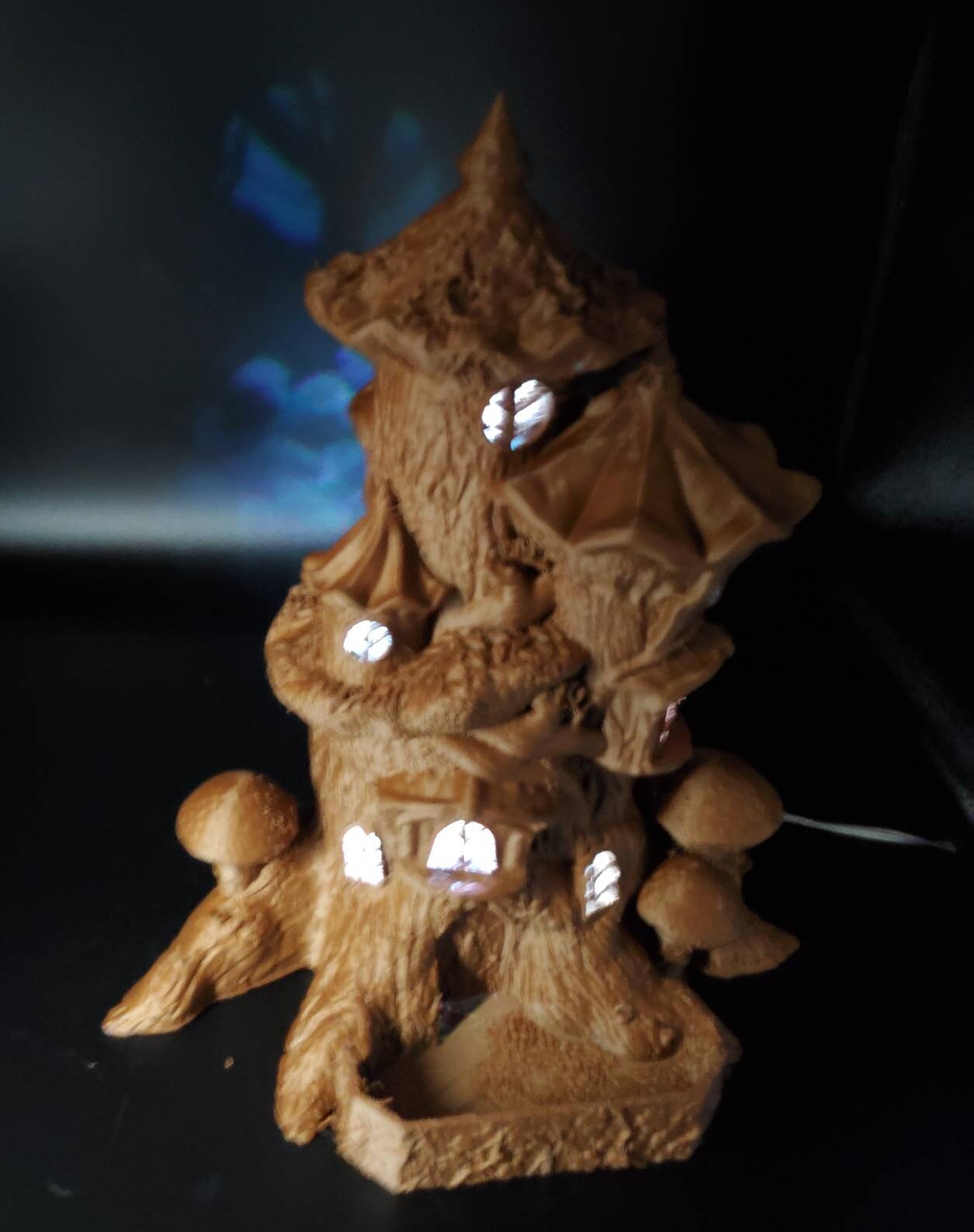 3D Printed Fairy/fae Tree Lamp by Fates End. USB Powered With - Etsy