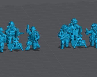 WW2 Winter US Mortar Team - Etsy