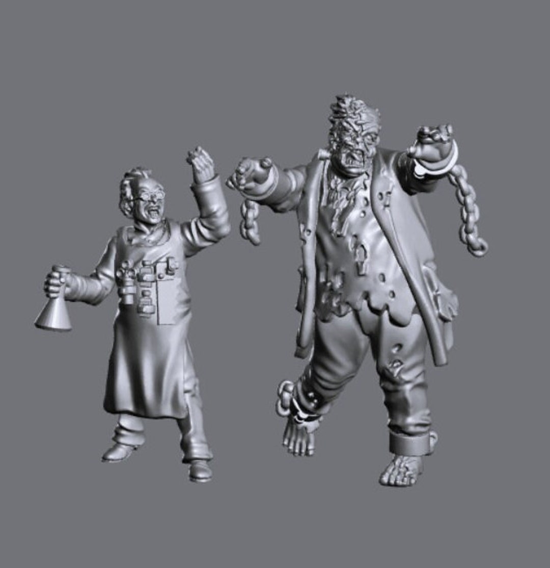 Wild West Mad Scientist and Monster Miniatures - Etsy