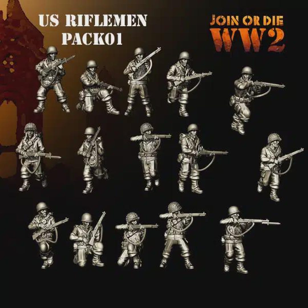 G.i.rifleman Pack 01 - JOD WW2 - US ARMY - Etsy