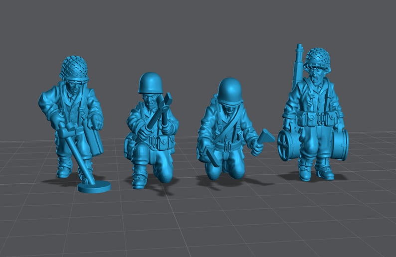 WW2 US Army Engineers 28mm Miniatures - Etsy