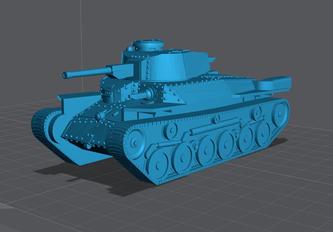 WW2 Japan CHI-HA Tank 28mm Miniature - Etsy