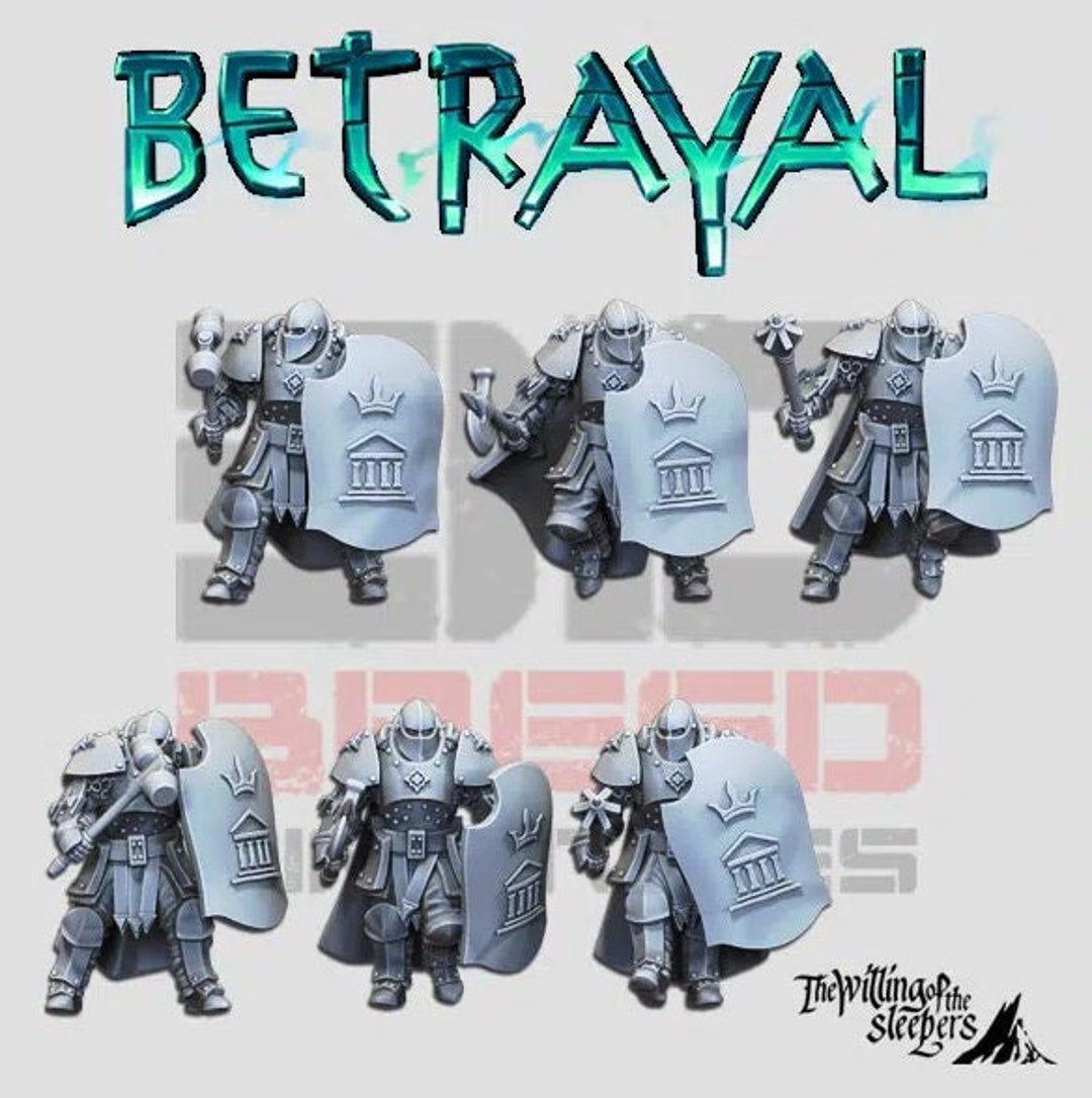 Betrayal Katheros Storm Guards Fantasy Tabletop Miniatures - Etsy