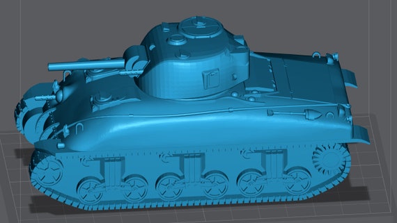 Toys & Games WW2 USA M4 Sherman Tank 28mm15mm Miniature Miniature Toys ...