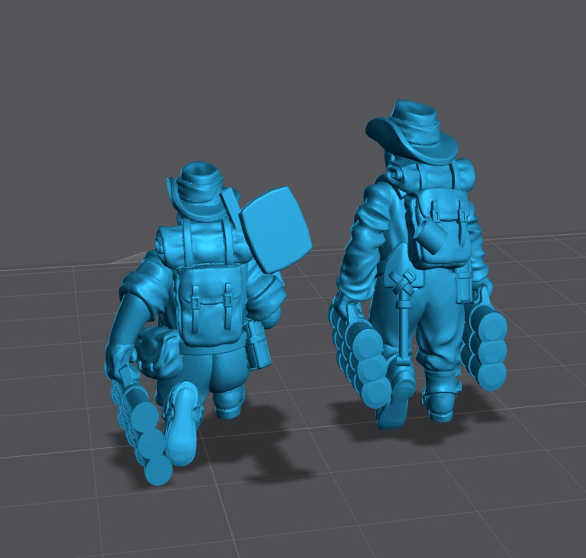 WW2 Australia PIAT Team 28mm Miniatures - Etsy