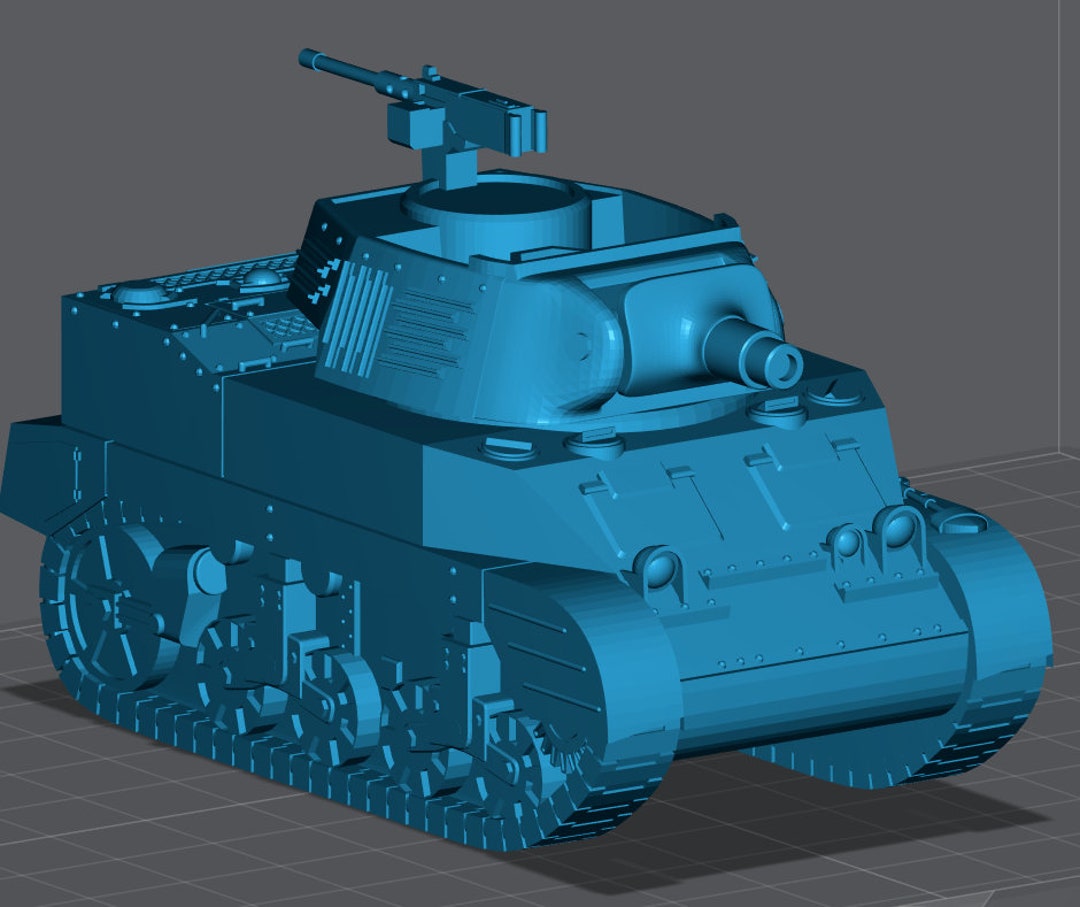 WW2 USA M8 Scott Tank 28mm Miniature - Etsy