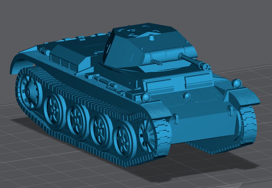 WW2 Germany Panzer II Tank 28mm Miniature - Etsy