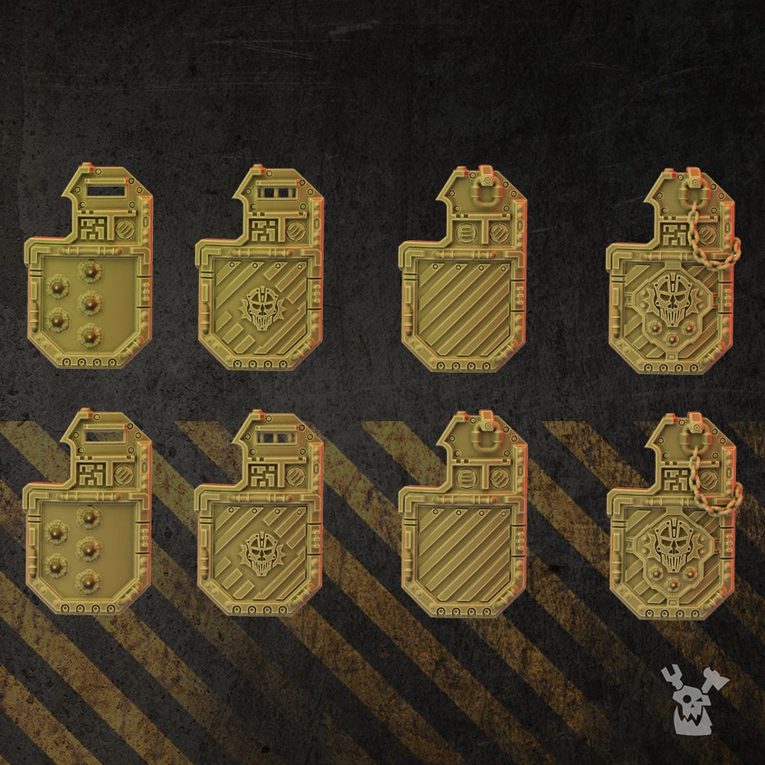 Full Metal Brothers Shields Pack of 8 3D Printed Bits - Etsy