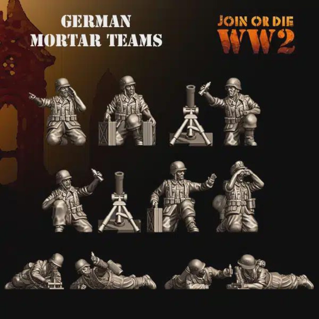 Mortar Teams - JOD WW2 - GERMAN - Etsy