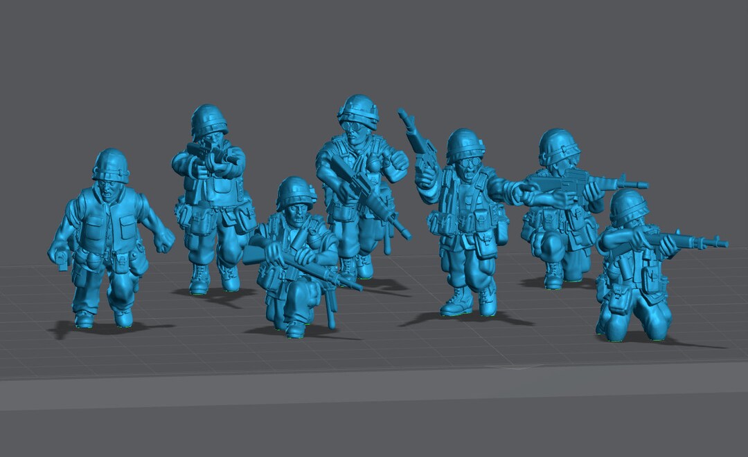 Vietnam US Army Rifle Squad #2 28mm Miniatures - Etsy