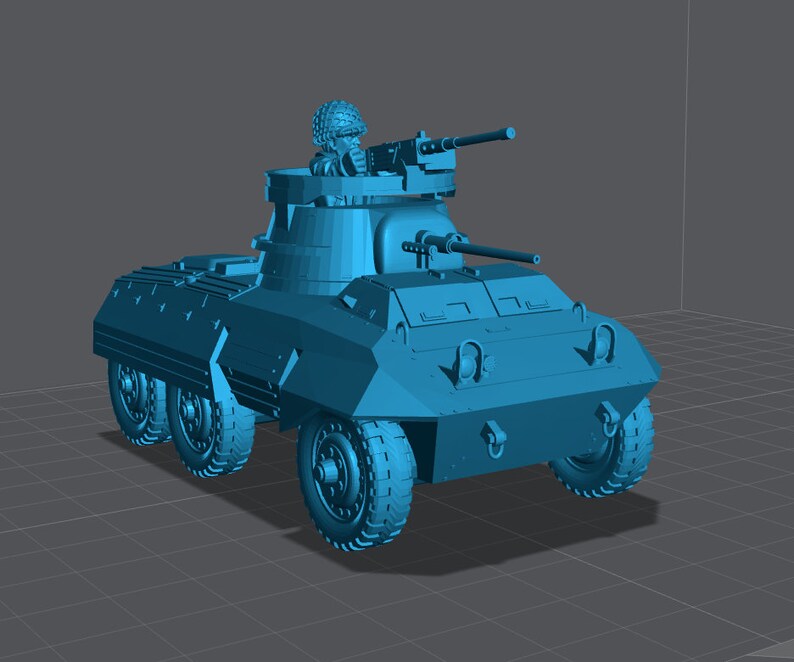 WW2 US Army M8 Greyhound Armored Car 28mm/15mm Miniature - Etsy