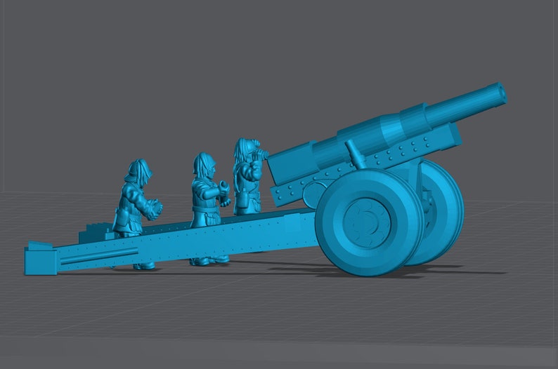 WW2 Italy Obice Da 149-19 Howitzer Team 28mm or 15mm Miniature - Etsy