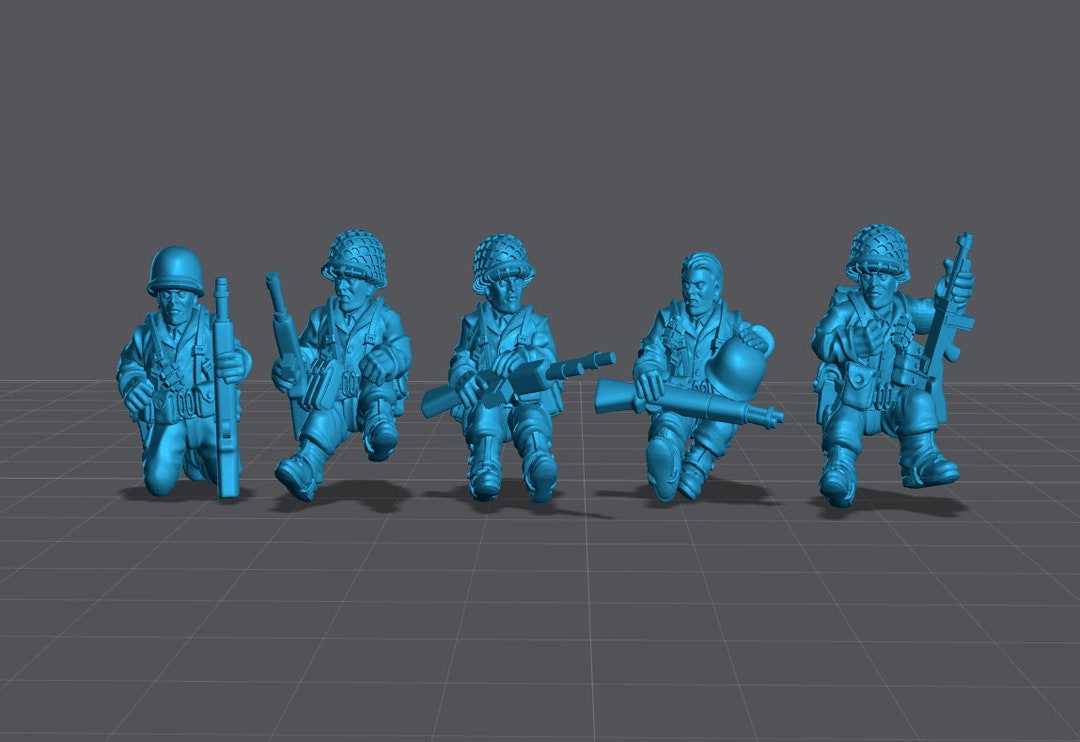 WW2 US Army Tank Riders 28mm Miniatures - Etsy