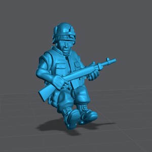 Vietnam US Army Tank Riders 28mm Miniatures - Etsy