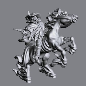 Wild West Ghost Rider Miniatures - Etsy