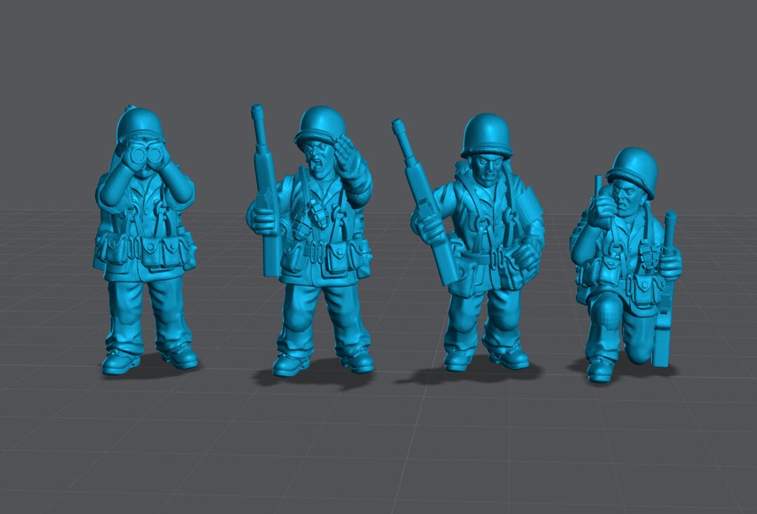 WW2 USMC Headquarters #2 28mm Miniature - Etsy