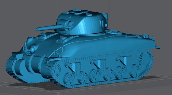 Toys & Games WW2 USA M4 Sherman Tank 28mm15mm Miniature Miniature Toys ...