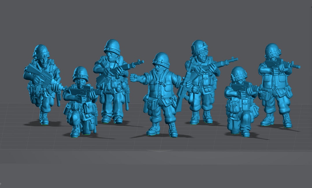 Vietnam US Army Rifle Squad 1 28mm Miniatures - Etsy