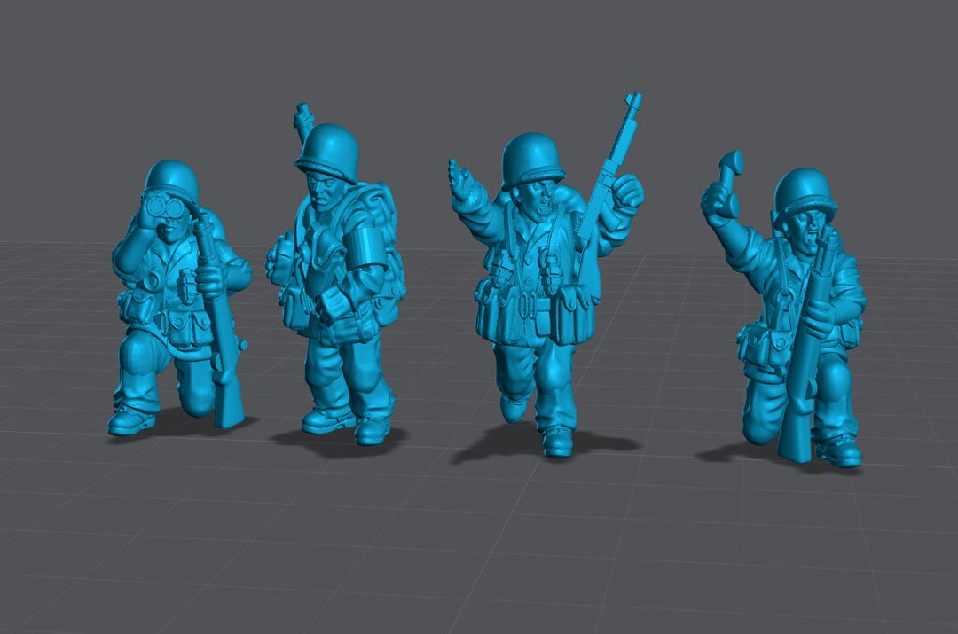 WW2 USMC Headquarters #1 28mm Miniature - Etsy