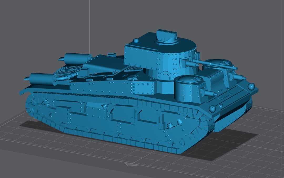 WW2 United Kingdom Vickers Tank 28mm Miniature - Etsy