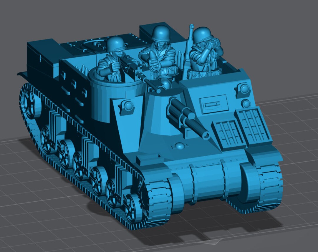 WW2 US Army M7 Priest Tank 28mm Miniature - Etsy