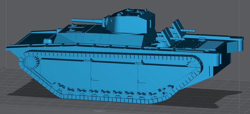 WW2 USMC LVT-A1 Alligator Tank 28mm Miniature - Etsy