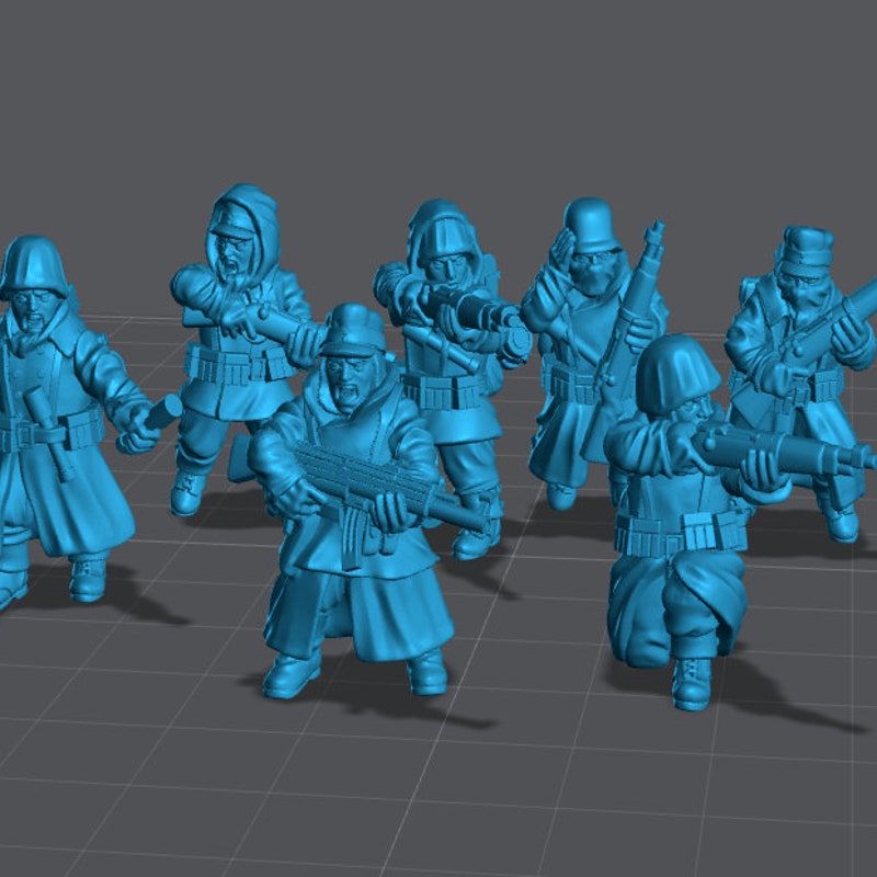 28mm German Winter - Etsy