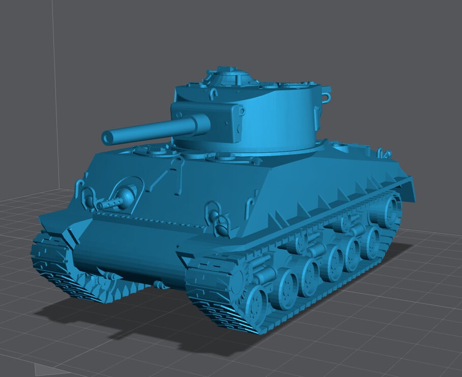 Toys & Games WW2 USA M4 Sherman Tank 28mm15mm Miniature Miniature Toys ...