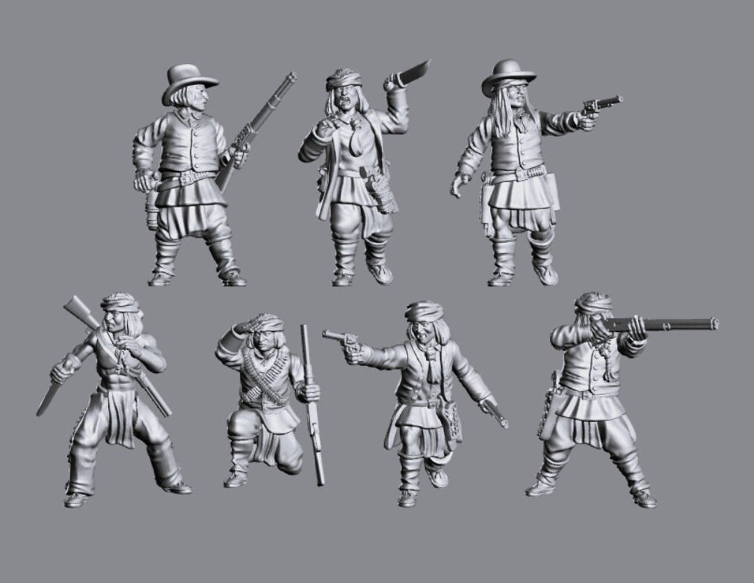 Wild West Apache Gang Miniatures - Etsy