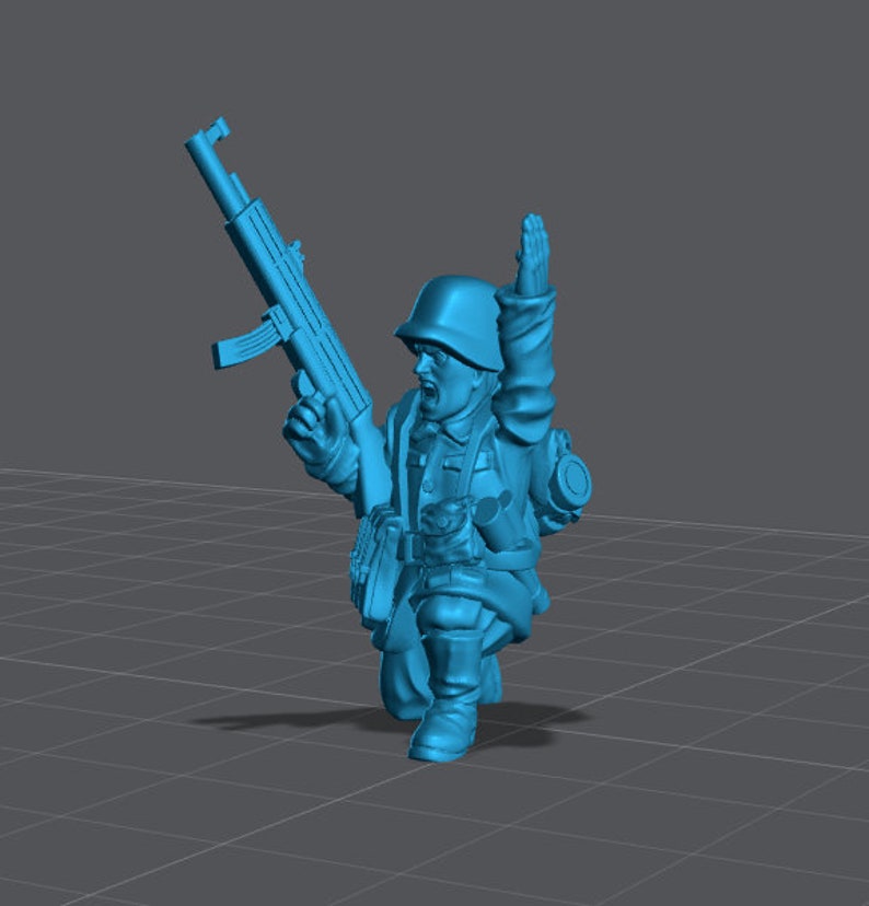 WW2 German Rifle Squad 3 28mm Miniature - Etsy