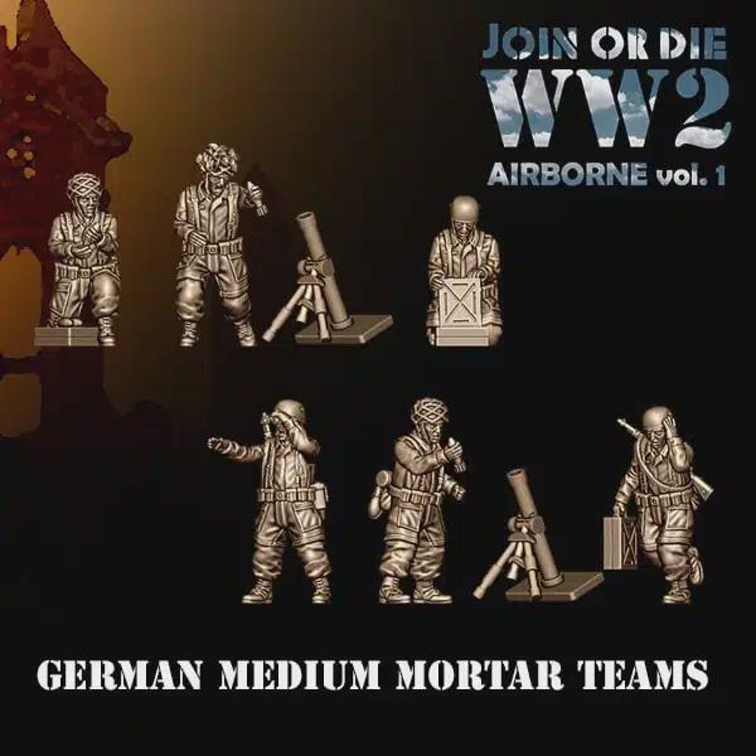 Medium Mortar Teams - JOD WW2 - German Airborne FALLSCHIRMJÄGER - Etsy
