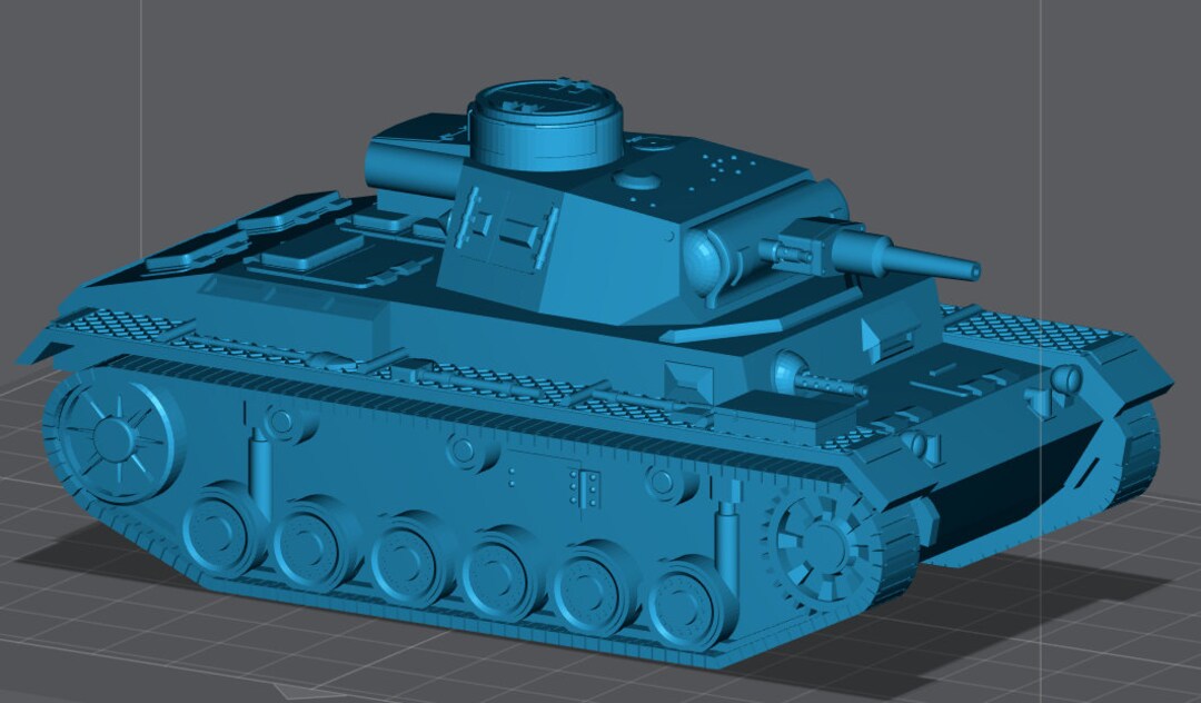 WW2 Germany Panzer III Tank 28mm Miniature - Etsy