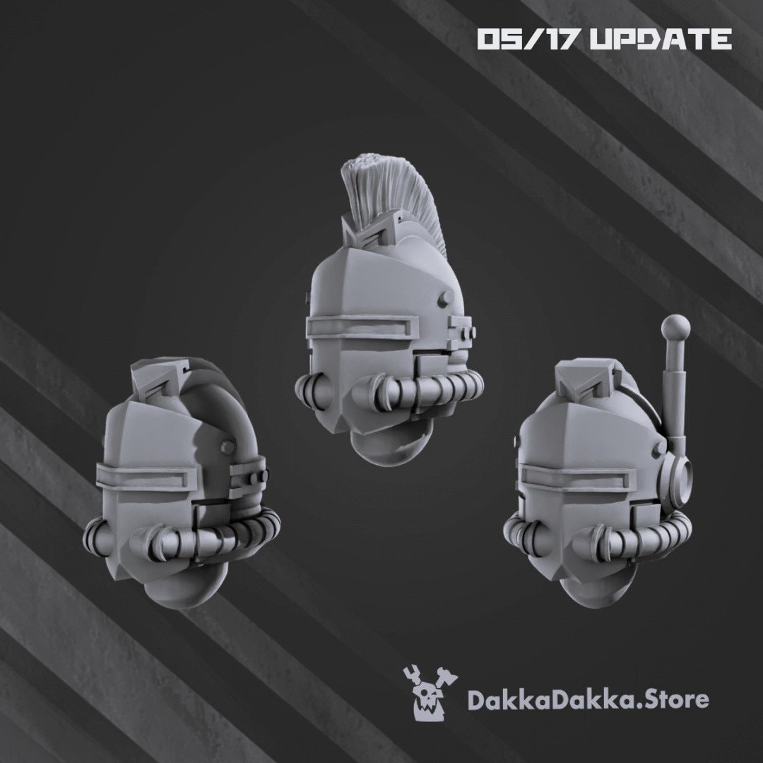 Dawn Guard | Auxilia Heads | Set 1 | Pack of 12 | 3D Printed Bits - Etsy