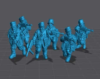 Stl File 28mm Wwii Infantry - Etsy New Zealand