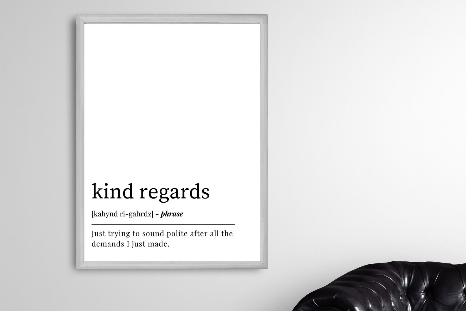Kind Regards Definition Poster Office Wall Art Home Office Etsy kind-regards-definition-poster-office-wall-art-home-office-etsy