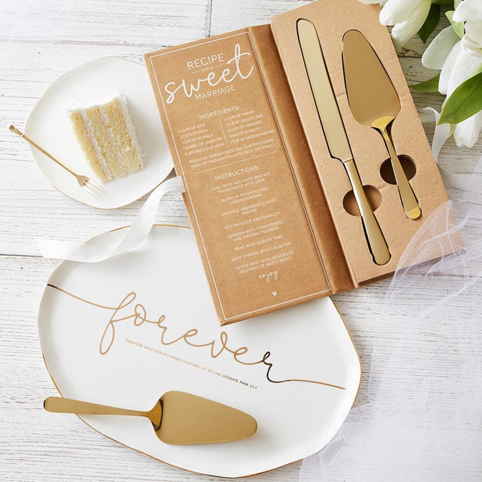 Gold Cake Server Set Wedding Gift Ideas Bridal Shower - Etsy
