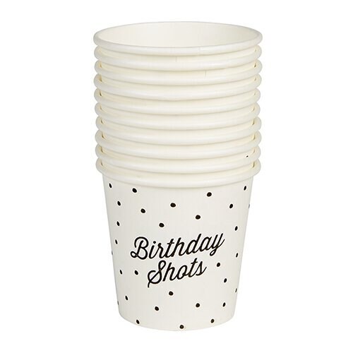 Birthday Paper Shot Cups set of 10 Birthday Party Decor - Etsy