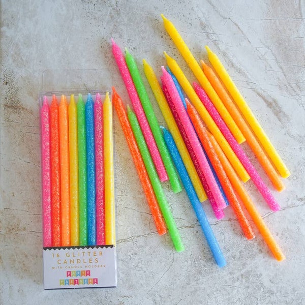 Rainbow Candles - Etsy