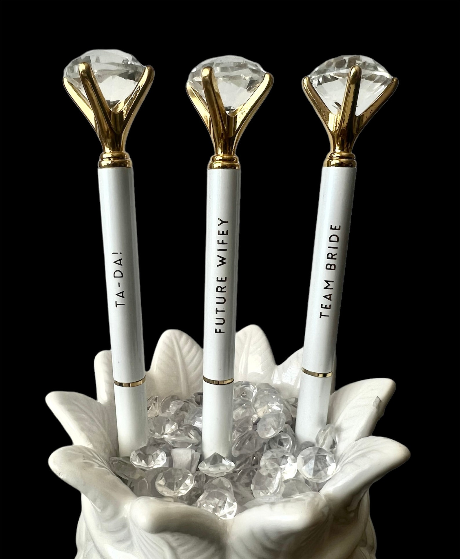 Team Bride Pens Diamond Pens Bridal Shower Favors - Etsy