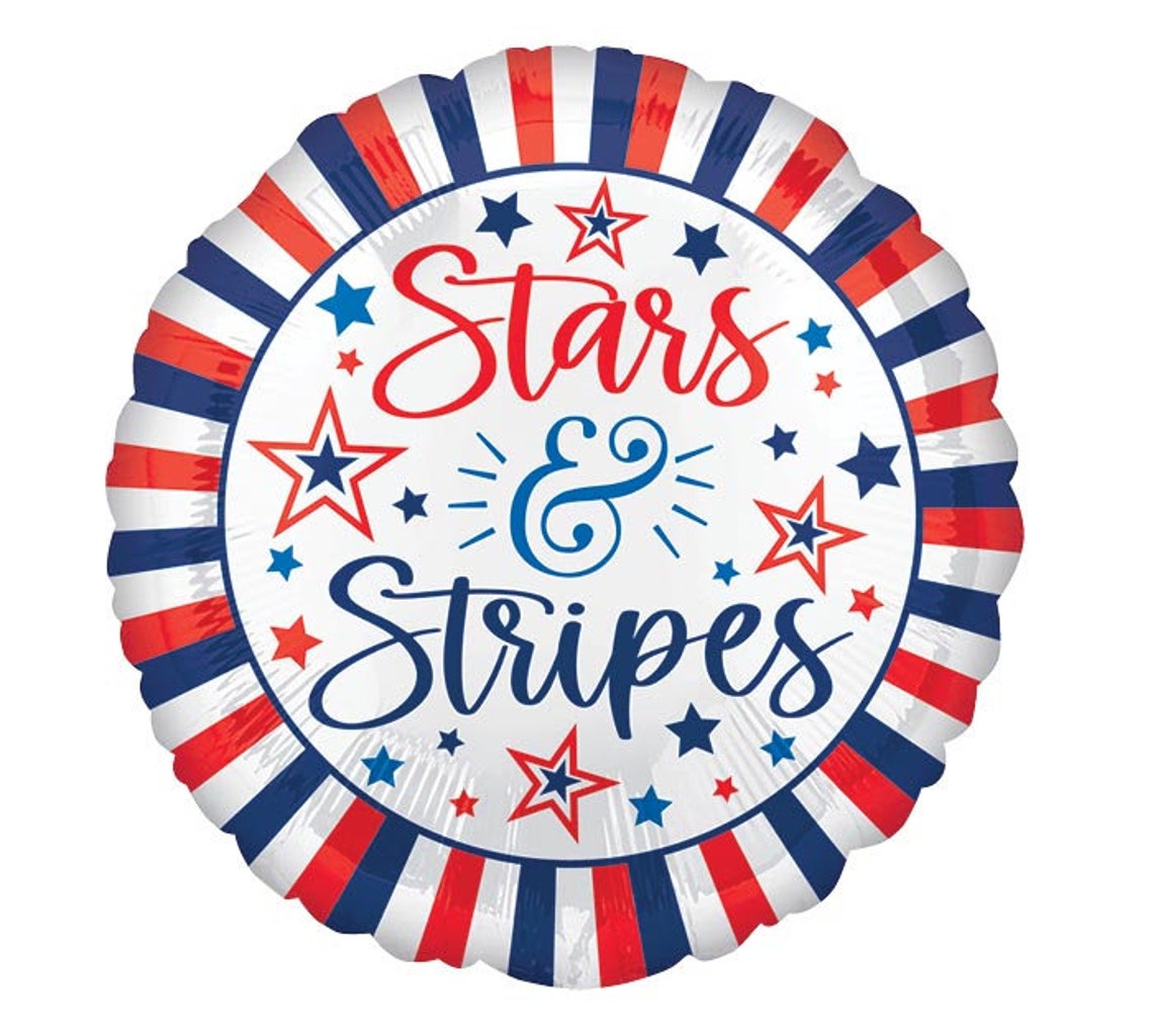 Stars and Stripes Fourth of July Invitation 4th of July BBQ - Etsy