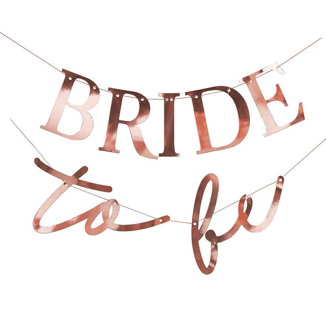 BRIDE to Be Banner - Bridal Shower Ideas - Bachelorette Party ...