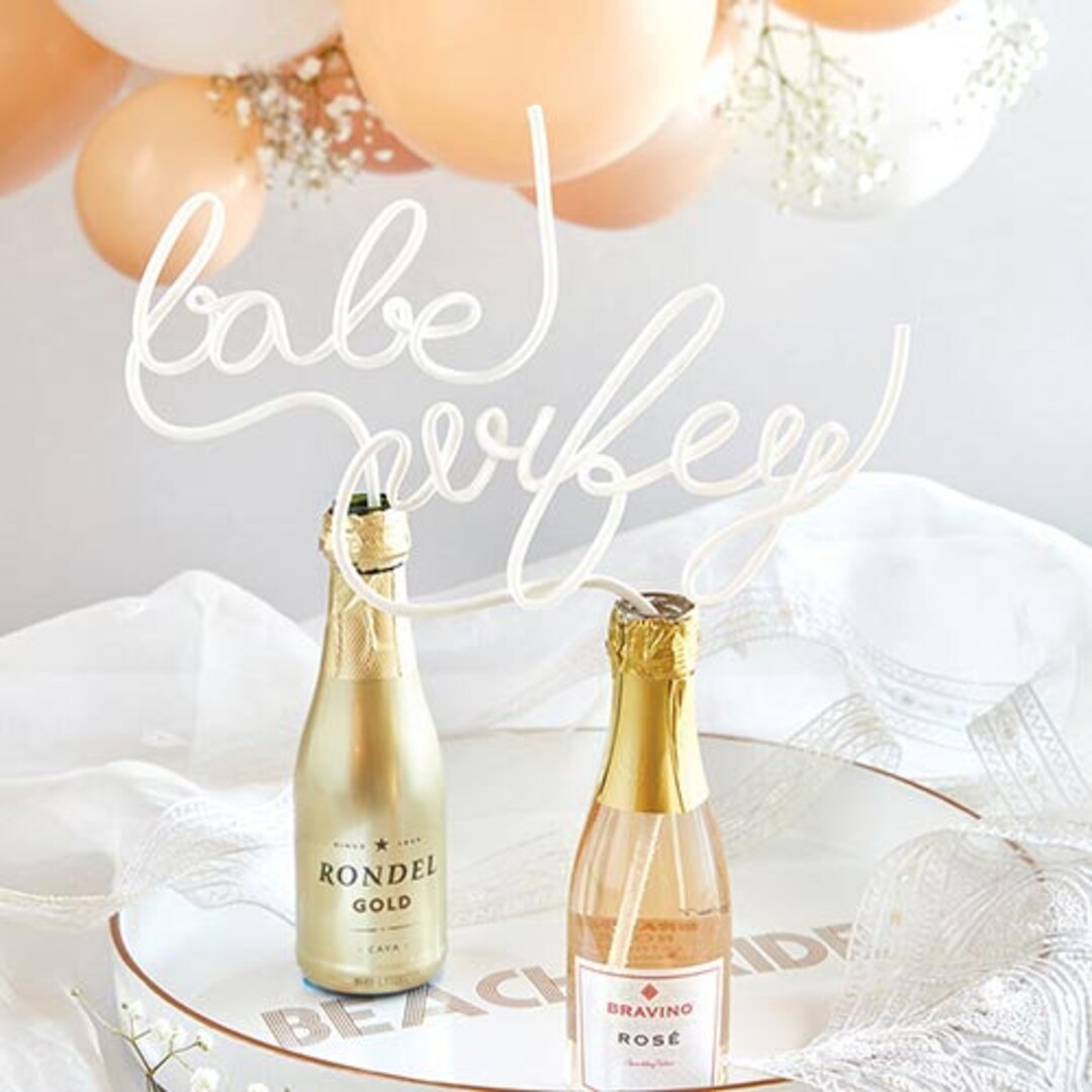 Wifey Word Straws - Babe Word Straws - Bachelorette Party Favors ...