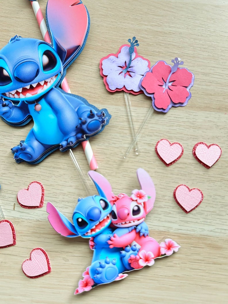 Stitch And Lilo Cake Topper Stitch Cake Topper Stitch And Lilo