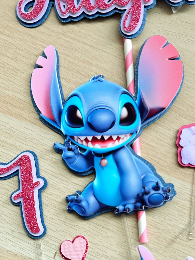 Stitch And Lilo Cake Topper Stitch Cake Topper Stitch And Lilo