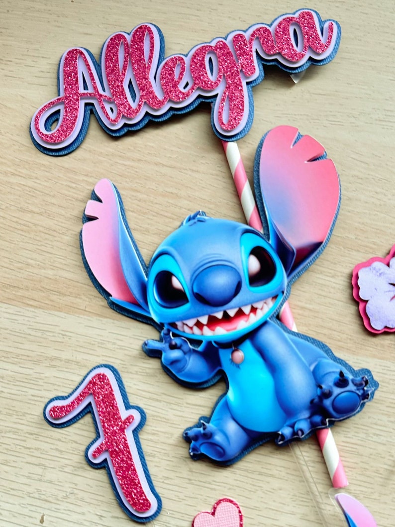 Stitch And Lilo Cake Topper Stitch Cake Topper Stitch And Lilo
