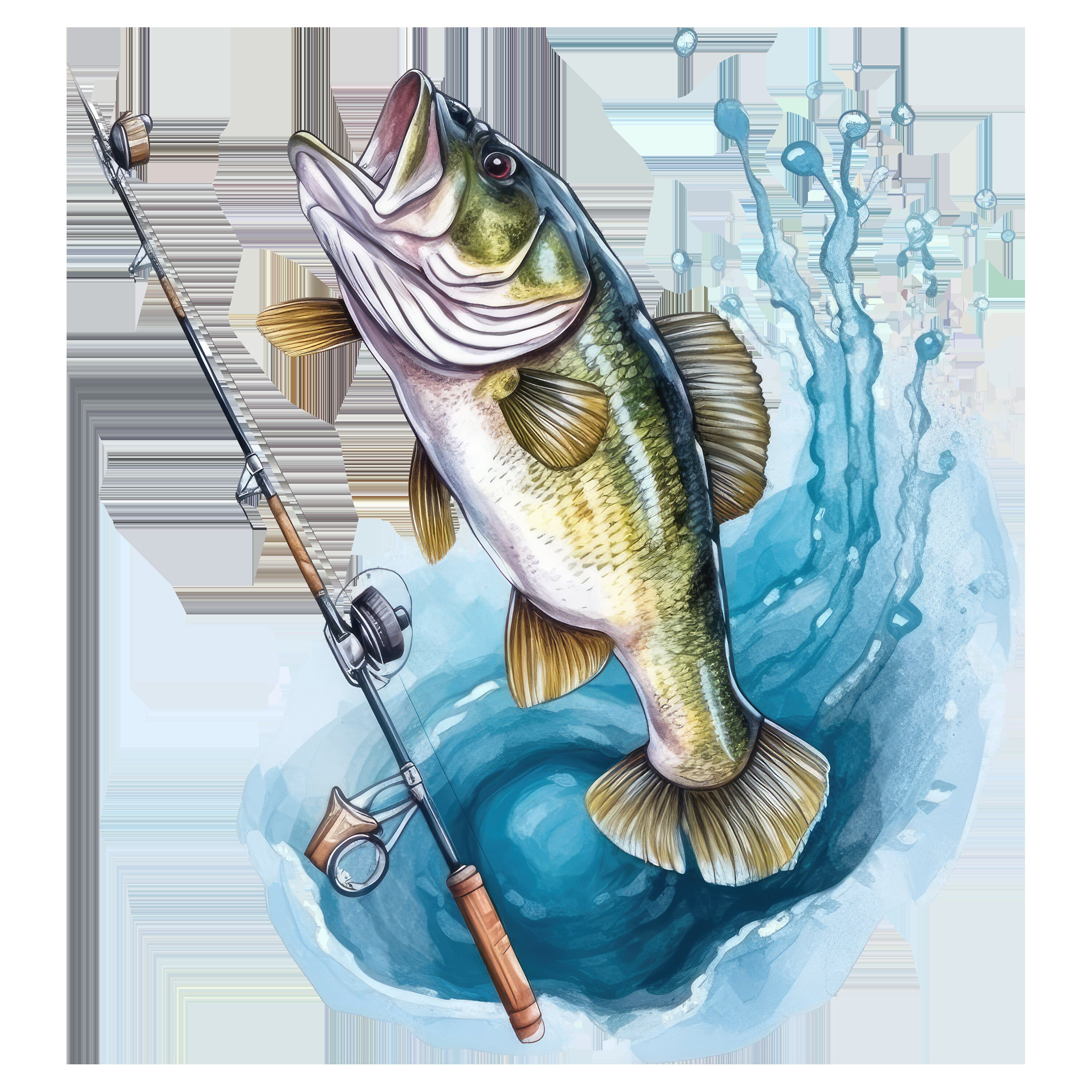 Bass Fishing Png, Fishing Png, Bass Fish Png, Bass Clipart, Bass Cricut ...