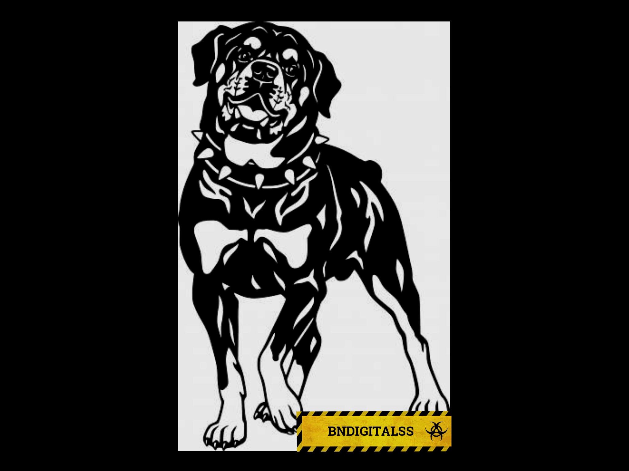 Rottweiler SVG, Silhouettes Dxf, Dog SVG Files for Cricut, Rottweiler ...