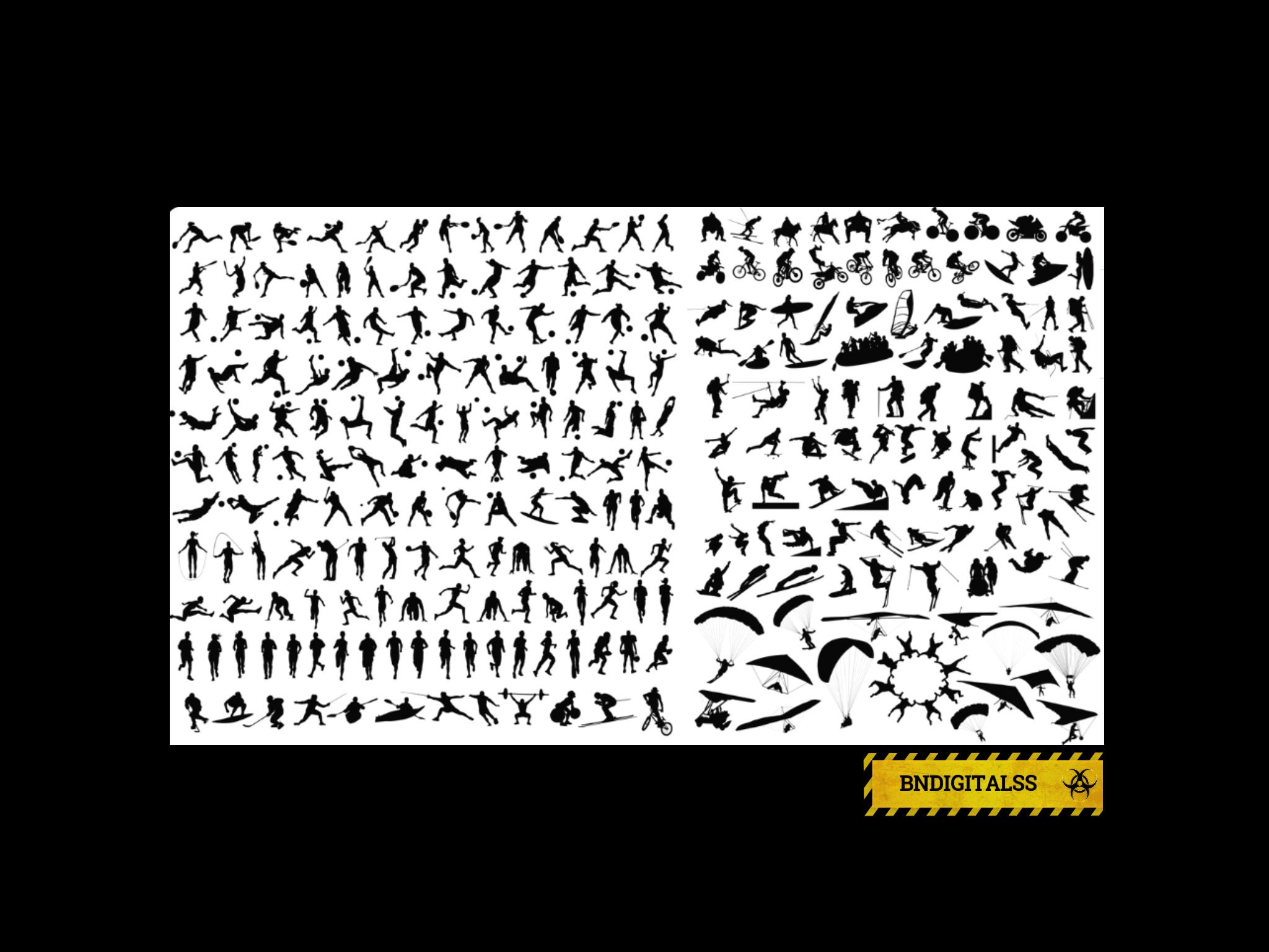 Sport Silhouette SVG, Sport SVG Bundle, Sport Dxf Cut Files, Sport ...