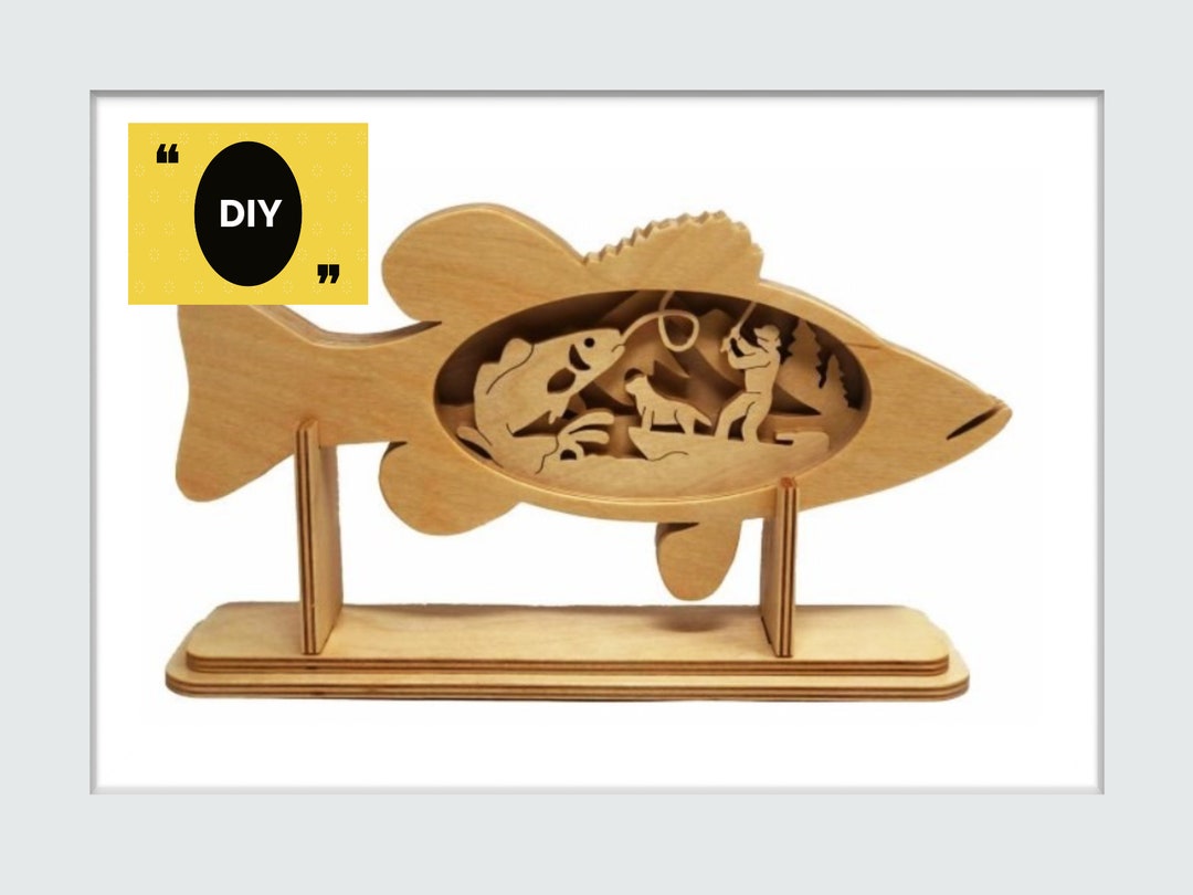 Bass Fishing Svg, Fish Laser Cut File, Bass Fish Svg File, Laser Cut ...