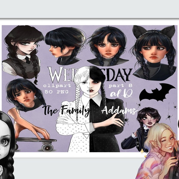 Addams Family Seamless Pattern - Etsy